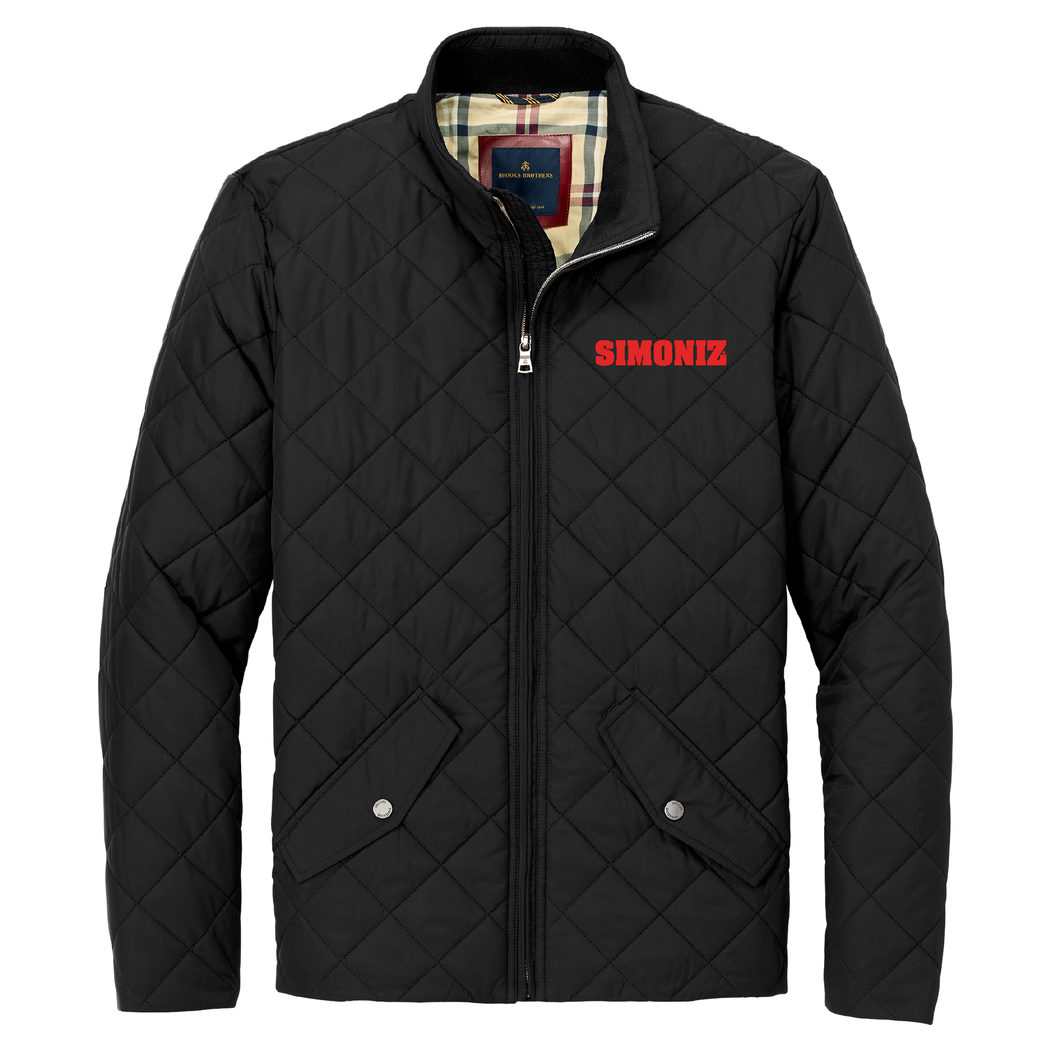 Brooks Brothers® Quilted Jacket BB18600 - Embroidery Corporate Logo ...