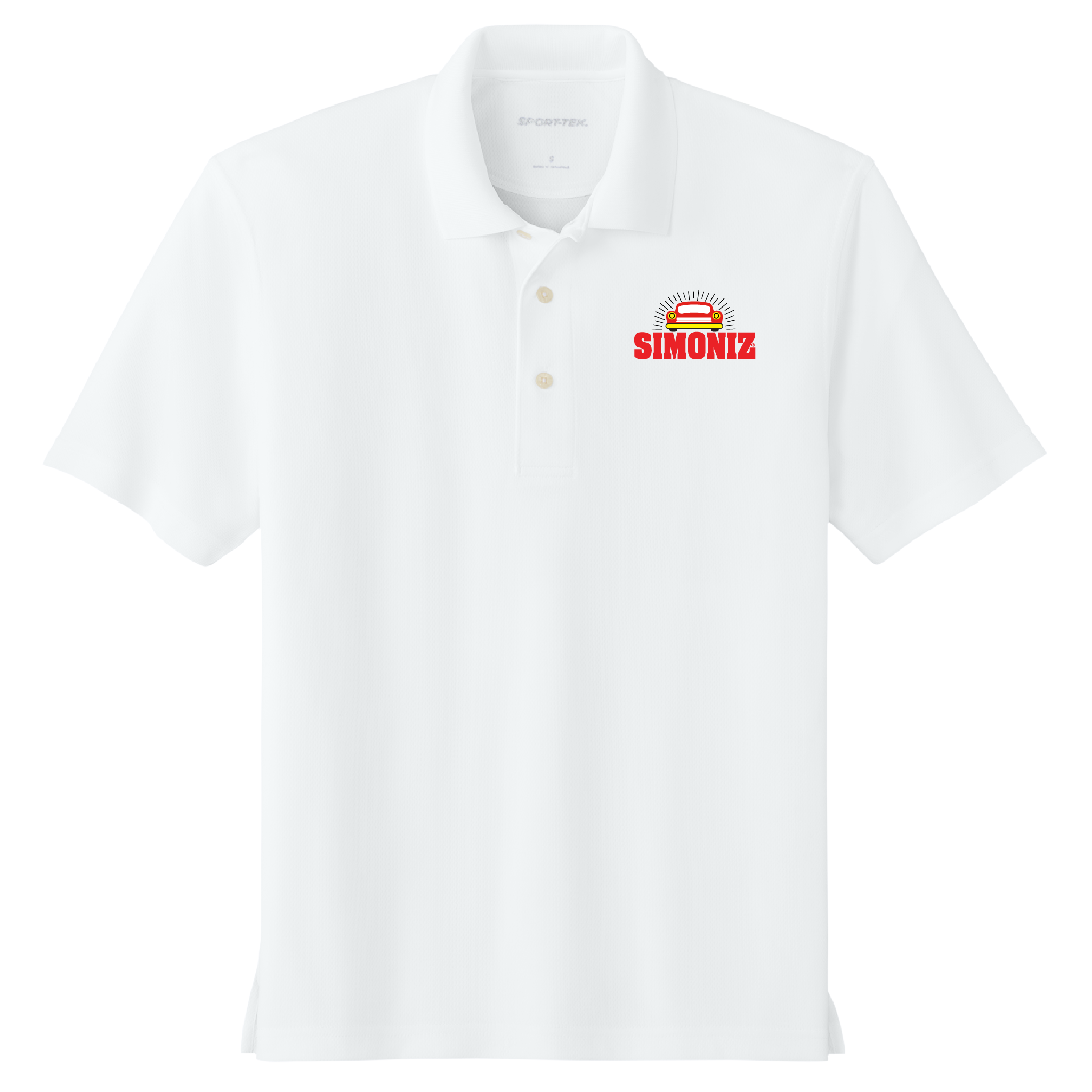 Sport-Tek® Dri-Mesh® Polo K469 - Embroidery Car Wash Logo – Simoniz ...