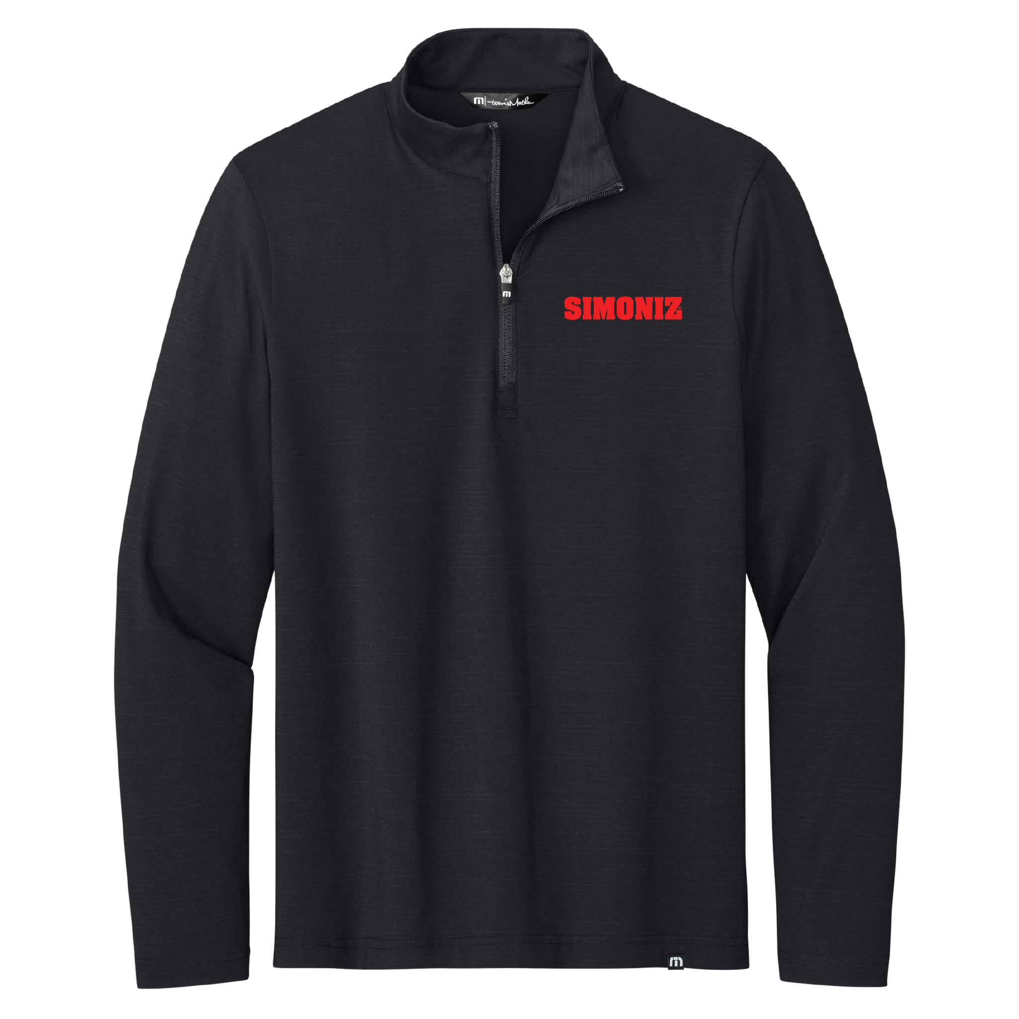 TravisMathew Crestview 1/4-Zip TM1MW452 - Embroidery Corporate Logo ...